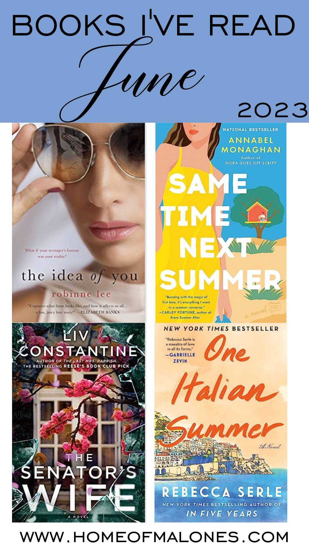 Books I Read in June - Home of Malones